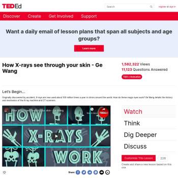 How X-rays see through your skin - Ge Wang :: Resources :: California ...