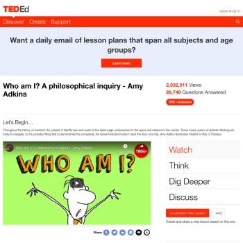 Who am I? A philosophical inquiry - Amy Adkins :: Resources ...