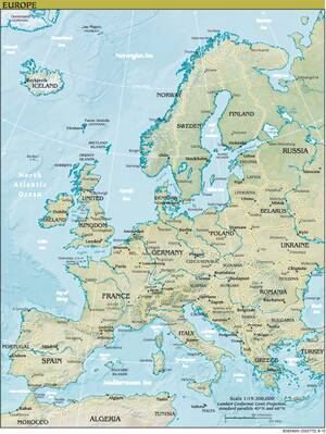 Map of Europe :: Resources :: California Educators Together