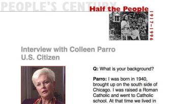 Half the People, Eyewitness Interview: Colleen Parro :: Resources ...