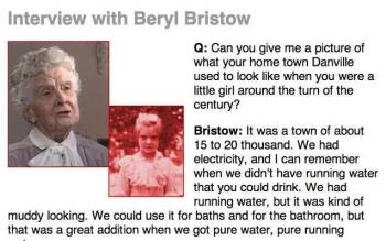 Age of Hope, Eyewitness Interview: Beryl Bristow :: Resources ...