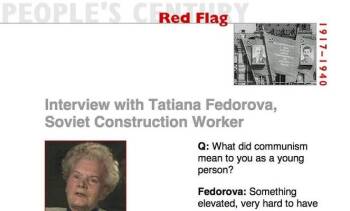 Red Flag, Eyewitness Interview: Tatiana Fedorova :: Resources ...
