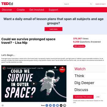 Could we survive prolonged space travel? - Lisa Nip :: Resources ...