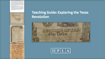 Teaching Guide: Exploring the Texas Revolution :: Resources ...