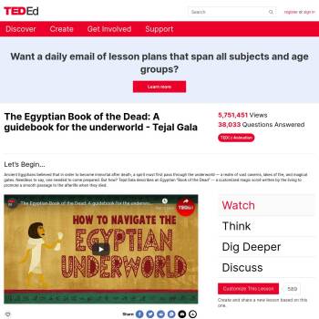 The Egyptian Book of the Dead: A guidebook for the underworld - Tejal ...