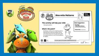 Dino-mite Patterns Home Activity | Dinosaur Train :: Resources ...
