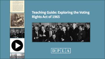 Teaching Guide: Exploring the Voting Rights Act of 1965 :: Resources ...