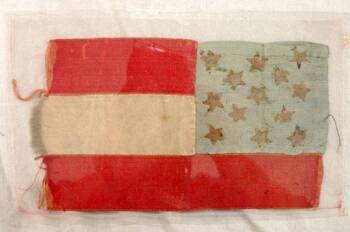 Handmade Confederate Flag, c. 1863 | A State Divided :: Resources ...