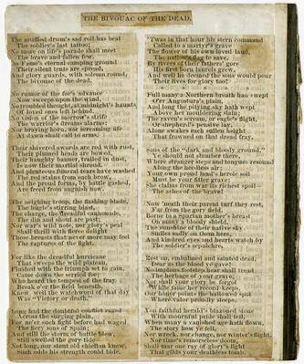 Newspaper Clipping: Bivouac of the Dead, c. 1865 | A State Divided ...