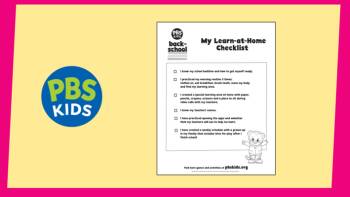 Back-to-School Planner and Checklist | PBS KIDS :: Resources ...