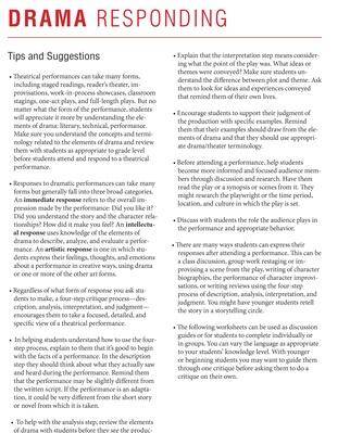Drama Arts Toolkit Responding Guide :: Resources :: California ...