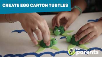 Science Crafts for Kids: Create Egg Carton Turtles | Wild Kratts :: Resources :: California ...