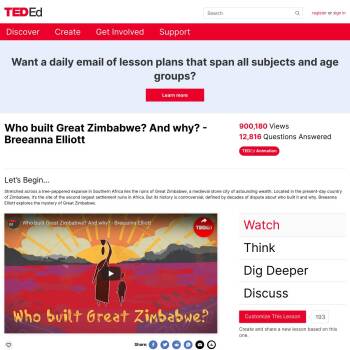 Who built Great Zimbabwe? And why? - Breeanna Elliott :: Resources ...