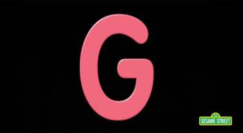 The Letter G | Sesame Street :: Resources :: California Educators Together