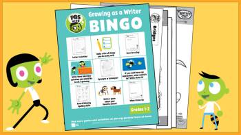 Growing as a Writer Bingo: Grades 1 and 2 | PBS KIDS :: Resources ...
