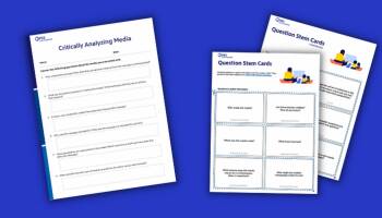Critically Analyzing Media: Note Catcher & Question Stem Cards ...