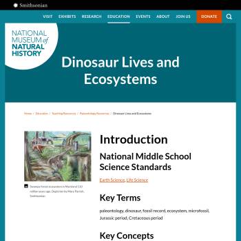 Dinosaur Lives and Ecosystems :: Resources :: California Educators Together