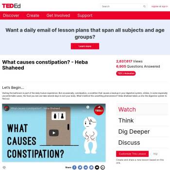 What causes constipation? - Heba Shaheed :: Resources :: California ...
