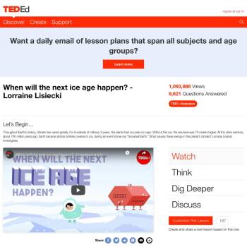 When will the next ice age happen? - Lorraine Lisiecki :: Resources ...