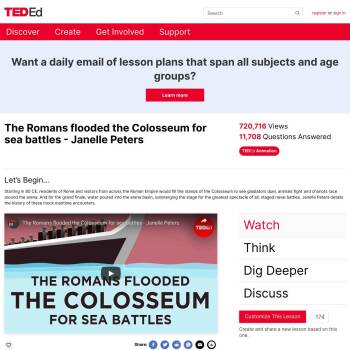 The Romans flooded the Colosseum for sea battles - Janelle Peters ...