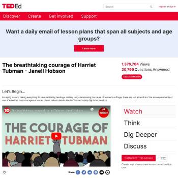 The breathtaking courage of Harriet Tubman - Janell Hobson :: Resources ...