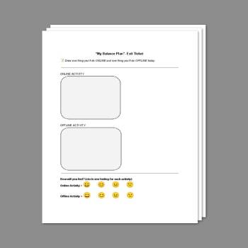 Online vs. Offline Drawing Activity Sheet :: Resources :: California ...