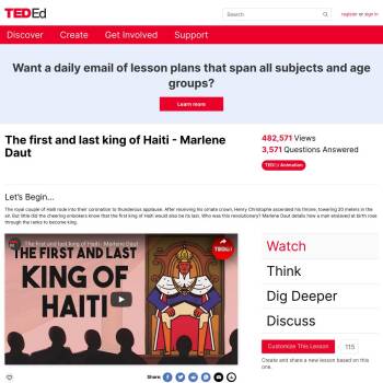 The first and last king of Haiti - Marlene Daut :: Resources ...