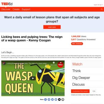 Licking bees and pulping trees: The reign of a wasp queen - Kenny ...