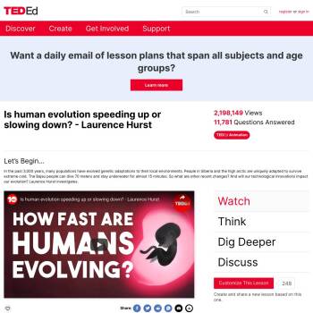 Is human evolution speeding up or slowing down? - Laurence Hurst ...