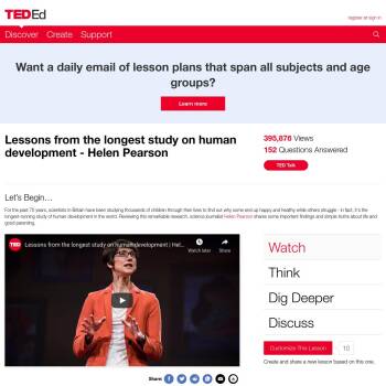 Lessons from the longest study on human development - Helen Pearson ...