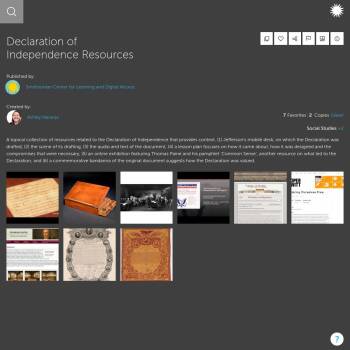 Declaration of Independence Resources :: Resources :: California ...