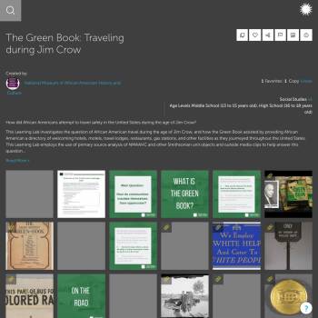 The Green Book: Traveling during Jim Crow :: Resources :: California ...