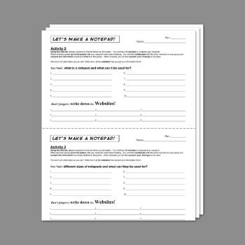 Notepad What is and Sizes :: Resources :: California Educators Together