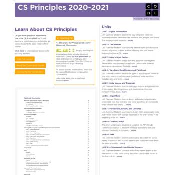 Computer Science Principles Course :: Resources :: California Educators ...