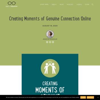 Creating Moments of Genuine Connection Online :: Resources ...
