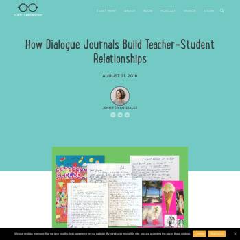 How Dialogue Journals Build Teacher-Student Relationships :: Resources ...