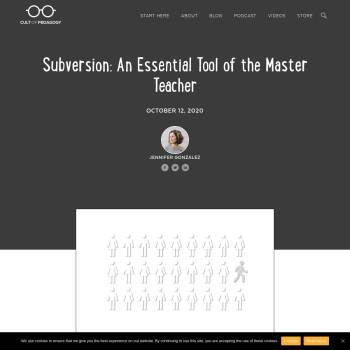 Subversion: An Essential Tool of the Master Teacher :: Resources ...