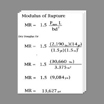 Modulus of rupture calculations :: Resources :: California Educators ...