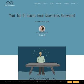 Your Top 10 Genius Hour Questions Answered :: Resources :: California ...