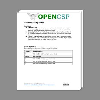 Critical Reading Notes Template :: Resources :: California Educators ...