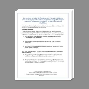 Supporting English Learners with Disabilities: Handout :: Resources ...