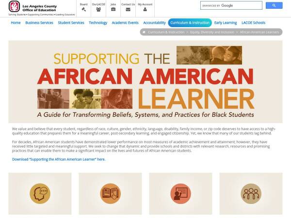 Supporting the African American Learner :: Resources :: California ...