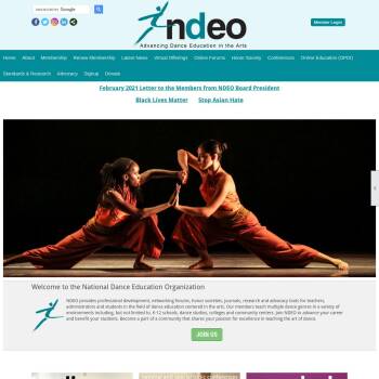 National Dance Education Organization :: Resources :: California ...