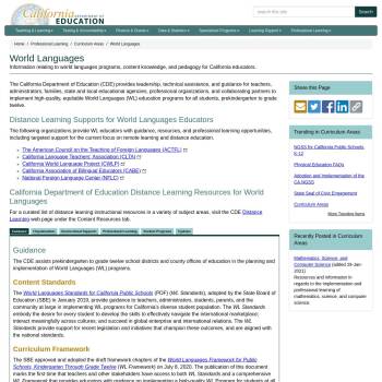 World Languages :: Resources :: California Educators Together